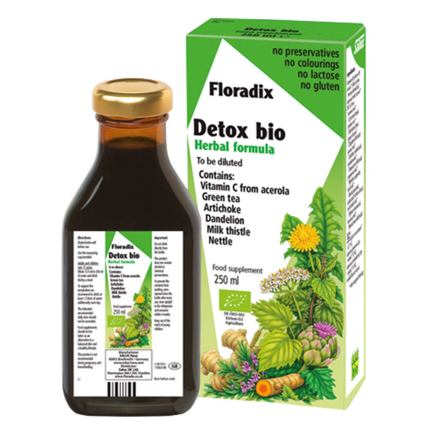 Detox Bio Herbal Formula Supplement in 250ml from Floradix