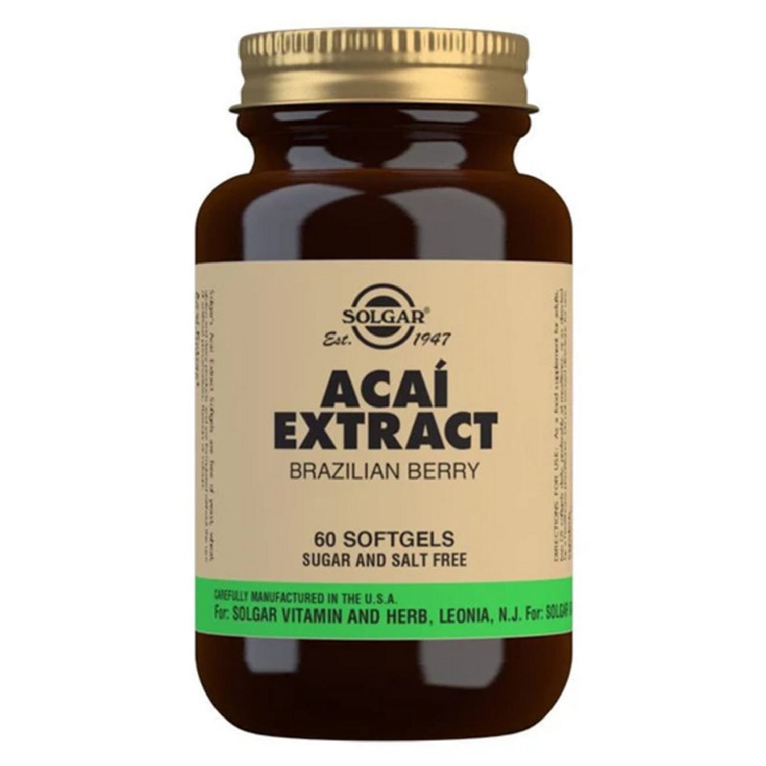 Acai Extract in 60sftgel from Solgar