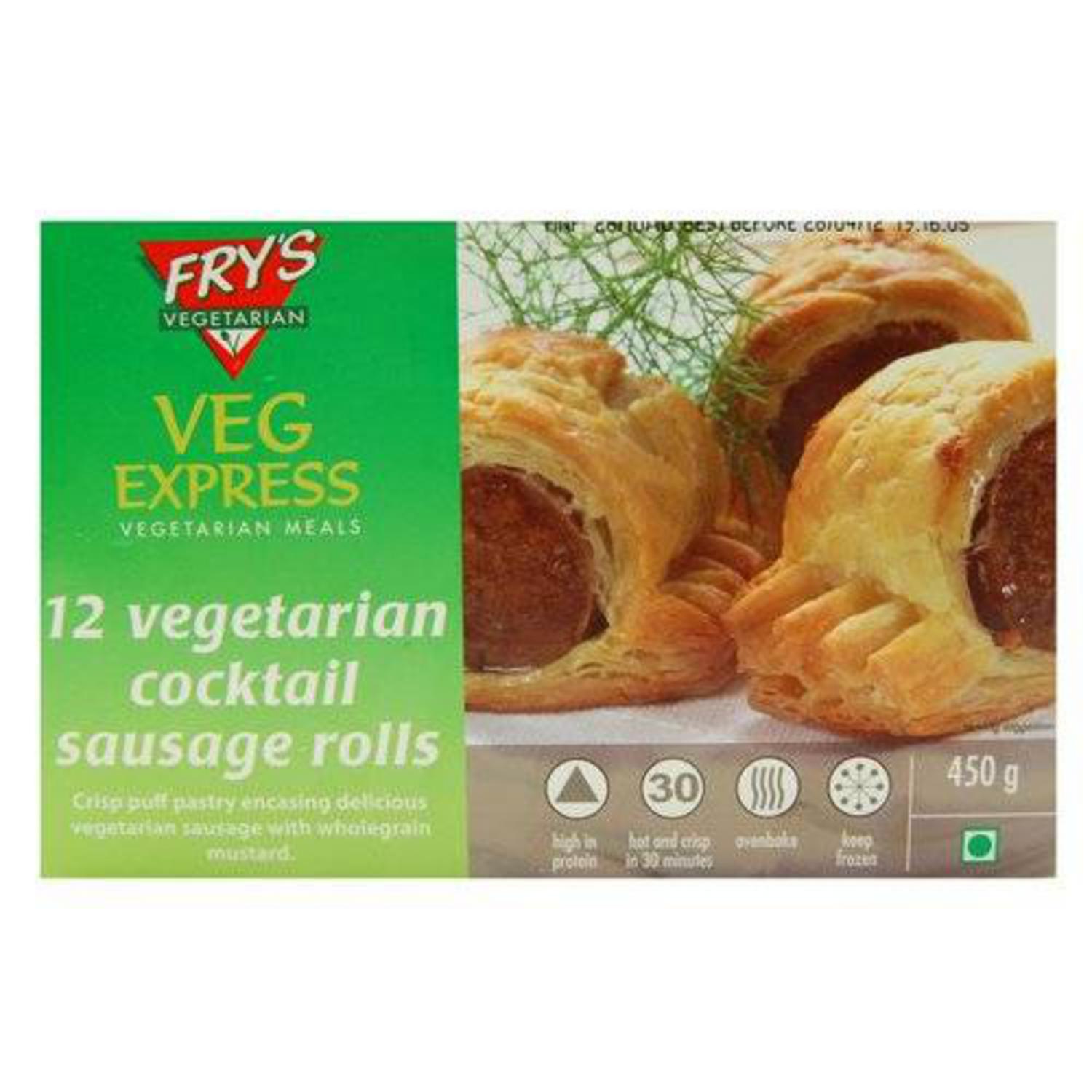 Veg Express Sausage Rolls in 450g from Fry's