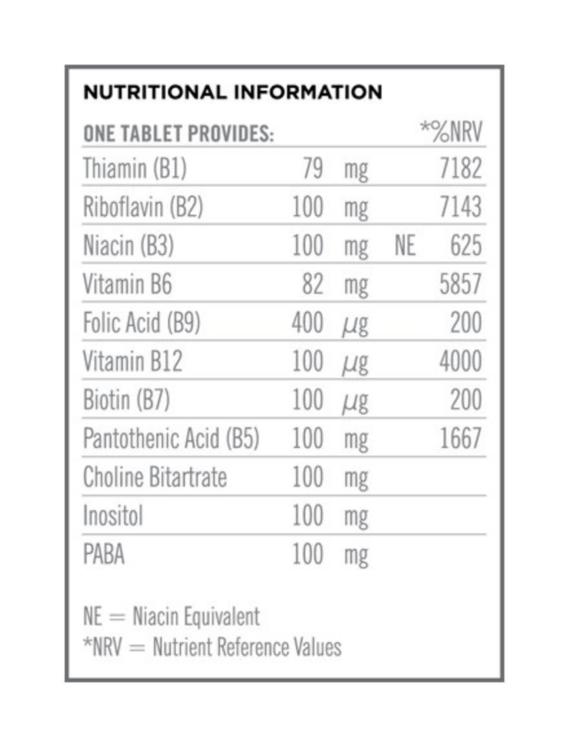Timed Release B Complex in 60tabs from Quest