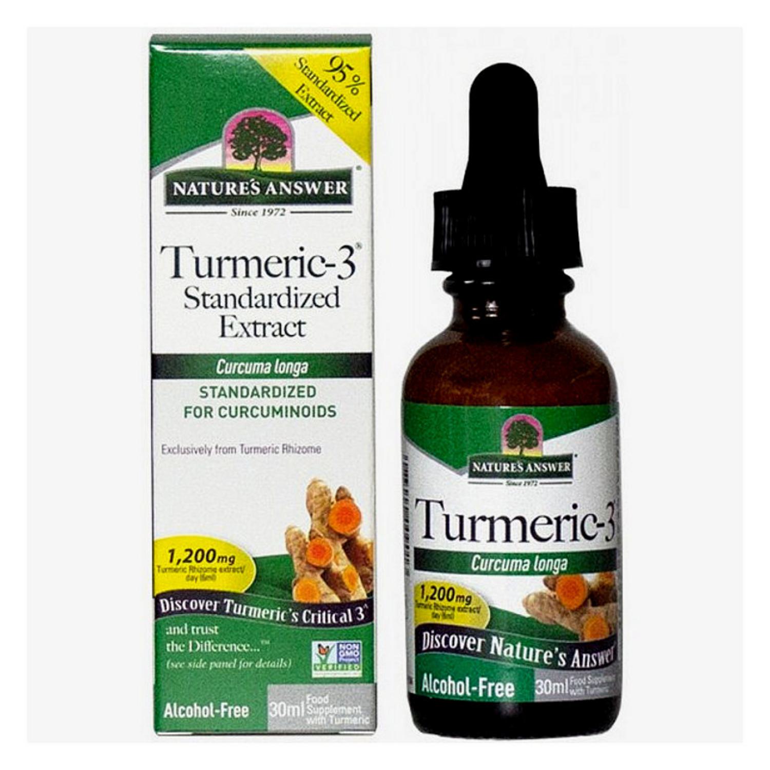 Turmeric-3 Extract in 30ml from Nature's Answer