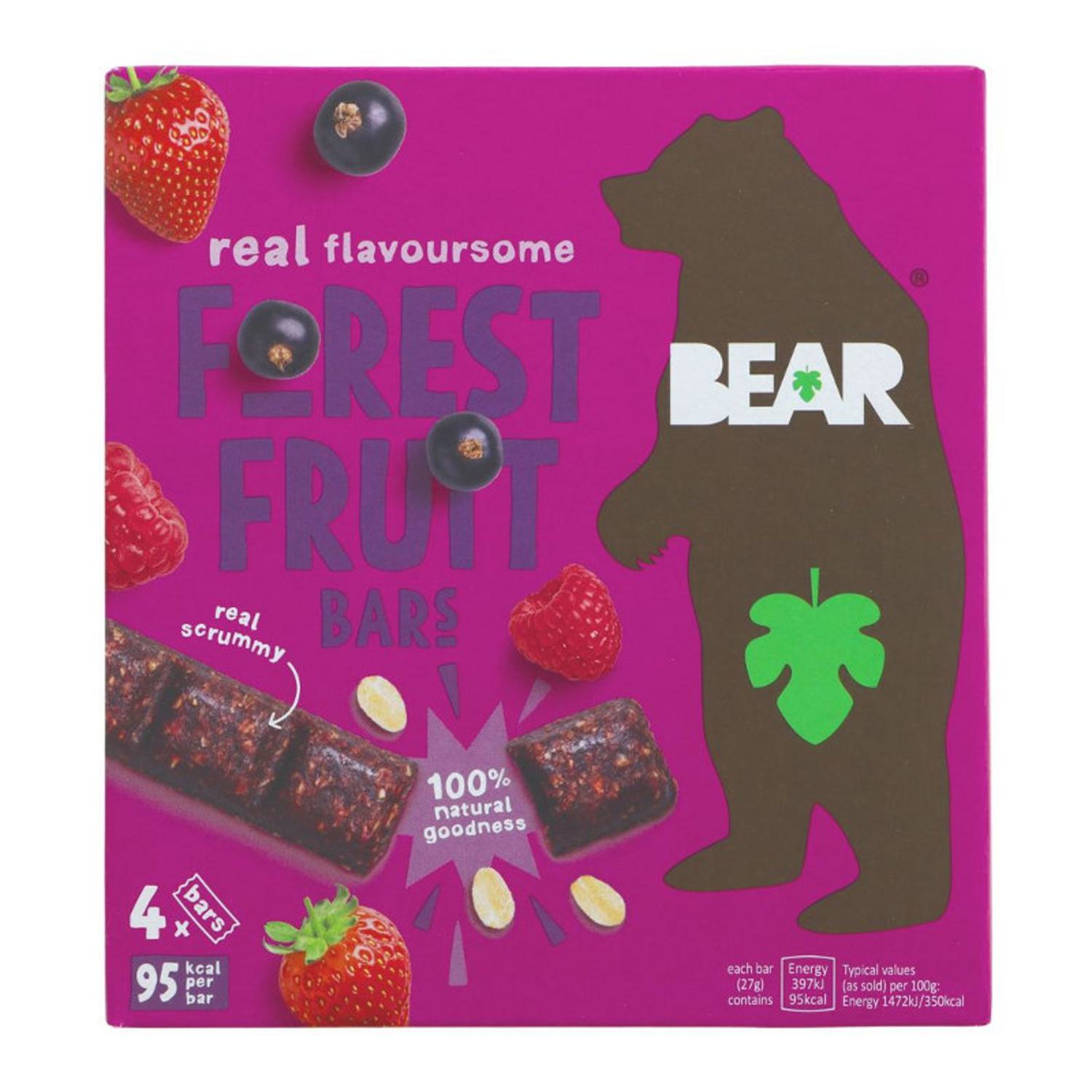Forest Fruits Bars in 4X27g from Bear