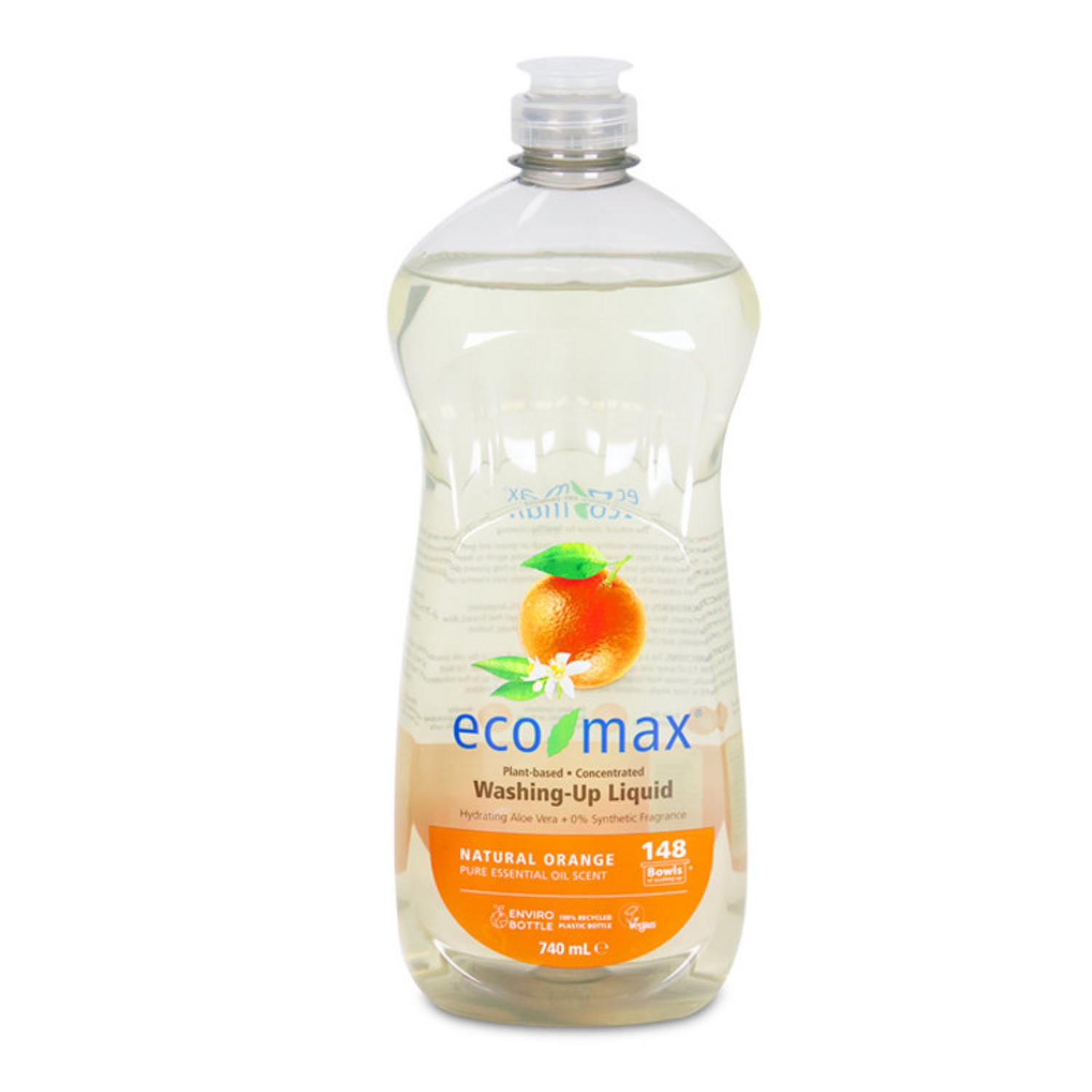 Orange Washing Up Liquid in 740ml from Eco-Max