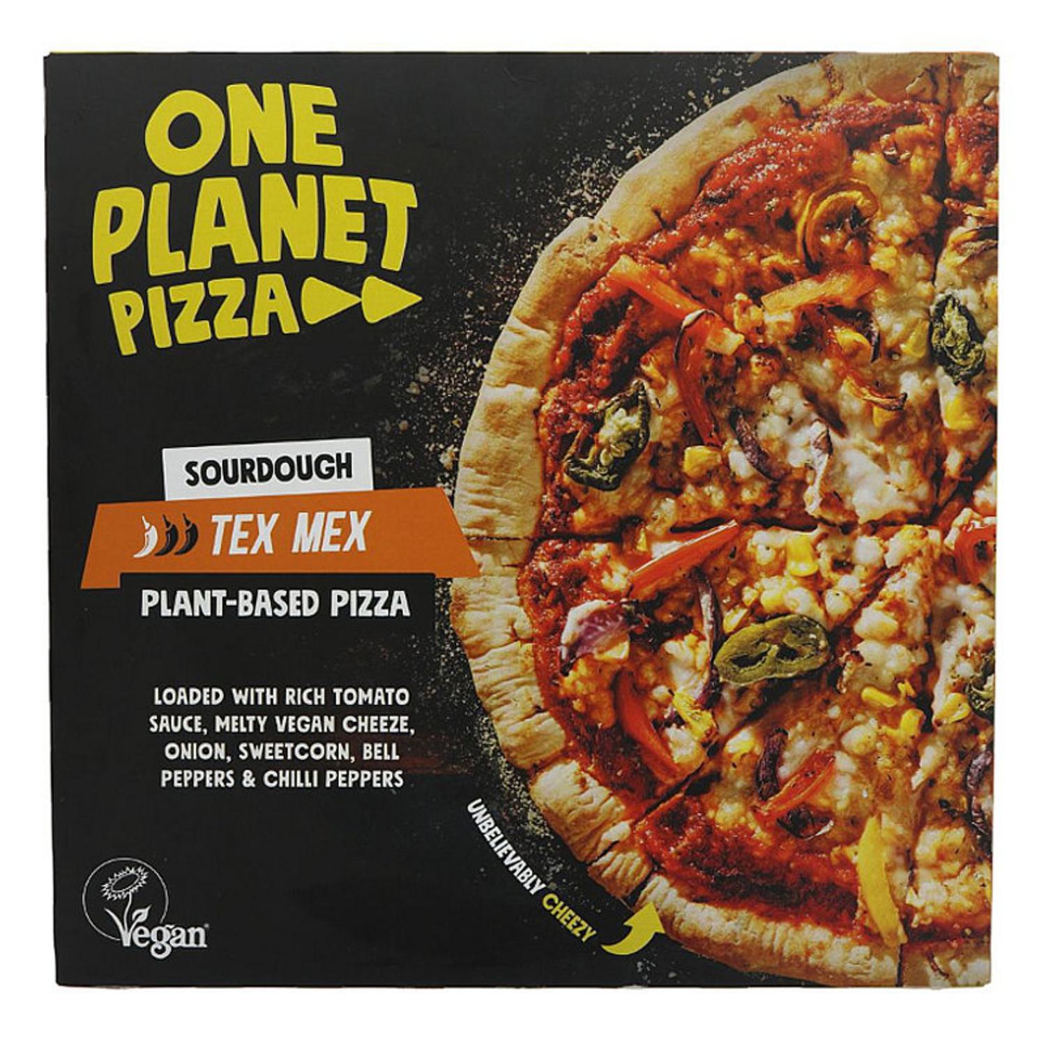 Tex Mex Plant Based Pizza in 361g from One Planet Pizza