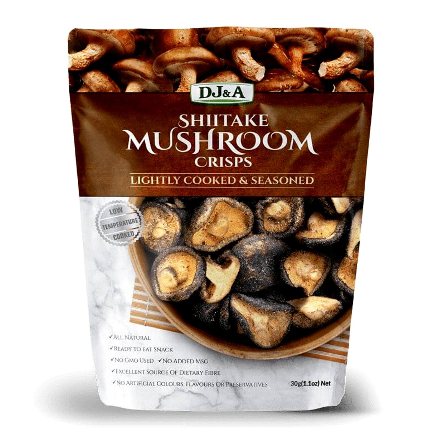 Shiitake Mushrooms Crisps in 30g from DJ and A