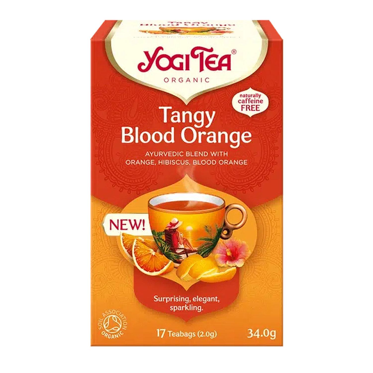 Organic Tangy Blood Orange Tea in 17bags from Yogi Tea