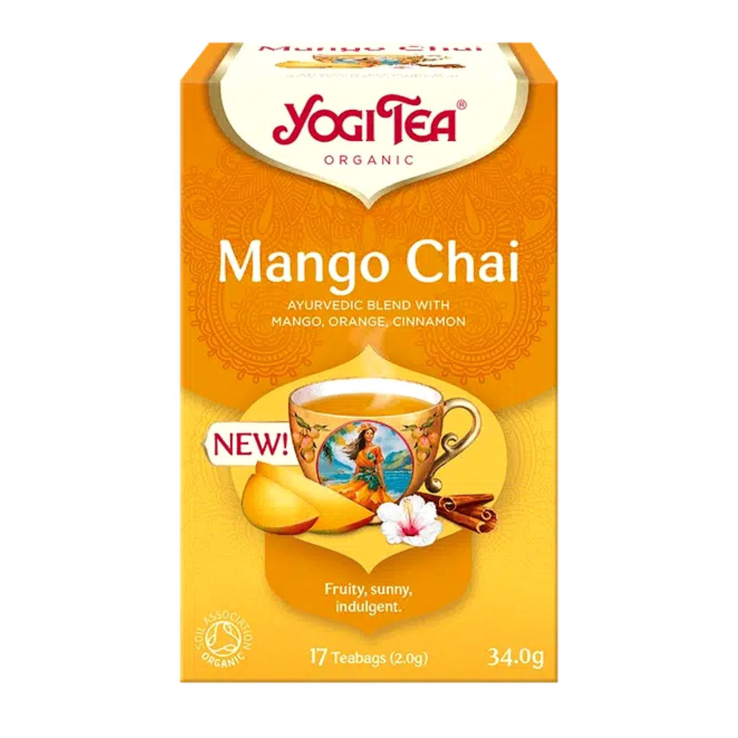 Organic Mango Chai in 17bags from Yogi Tea