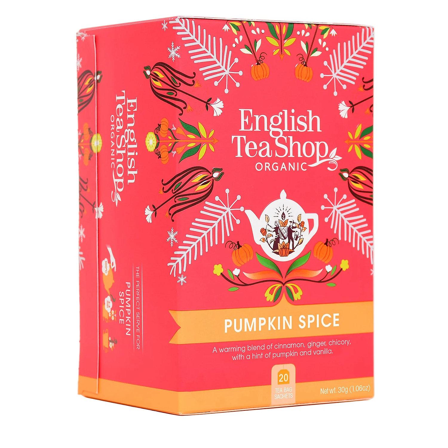 Organic Pumpkin Spice Tea in 20bags from English Tea Shop