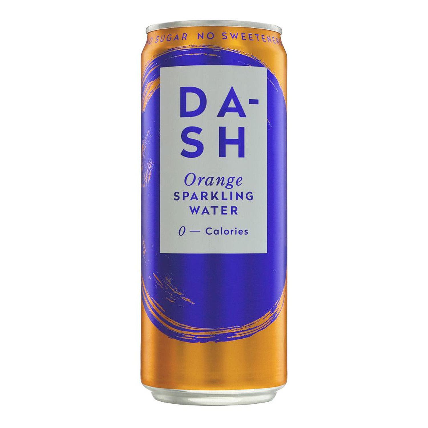Sparkling Orange Water in 330ml can from Dash